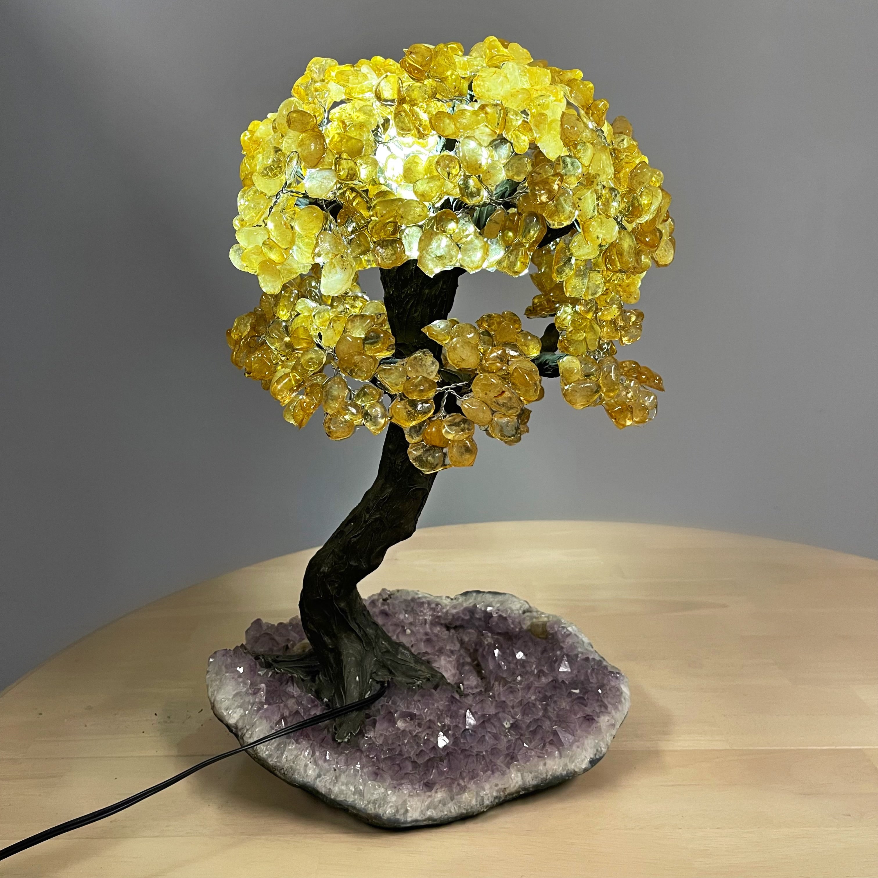 Light Up Citrine Crystal Tree – Ruby's Healing Crystals