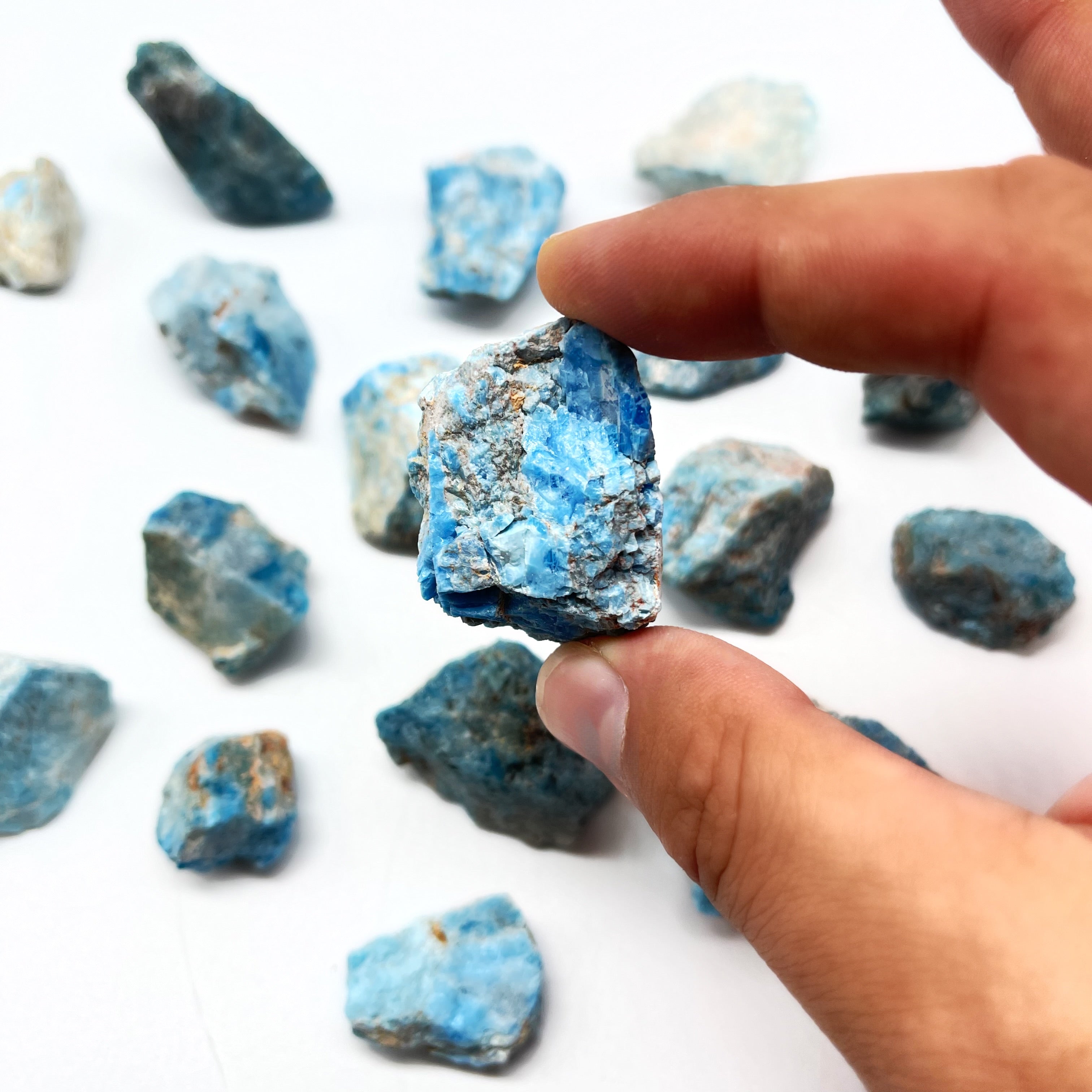 Raw Blue Apatite – Ruby's Healing Crystals